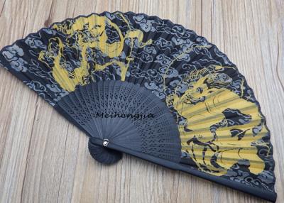 中国 手持ち型の折るファンの中国様式の熱移動の印刷を刻んで下さい 販売のため