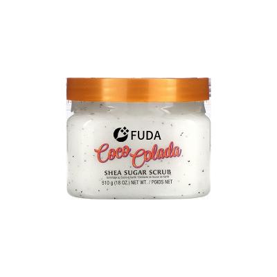 China Natural Shea Sugar Body Scrub Exfoliating Scrub Moisturizes Nourishes Skin for sale