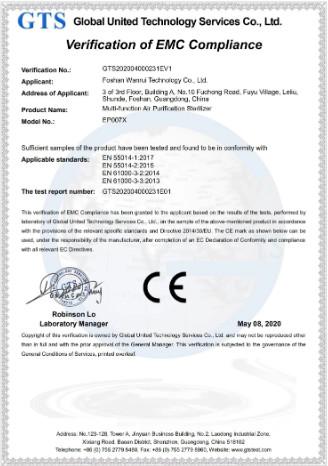 CE - Xi 'an Xunling Electronic Technology Co., Ltd