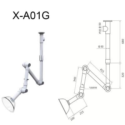 Cina Arredamento di laboratorio di chimica Moderno design aria esaustivo flessibile PP universale di estrazione braccio cappuccio in vendita