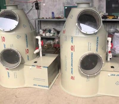 China Mobiliário de laboratório Sistema de depuração de gás de limpeza húmida com câmara de reação de gases residuais à venda