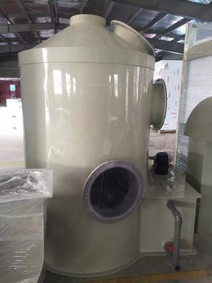 China Mobiliário de laboratório Sistema de depuração de gás de limpeza húmida com câmara de reação de gases residuais à venda