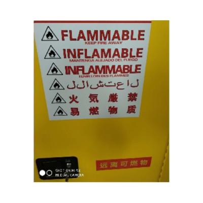 China Explosiebestendige veiligheidskast voor gasflessen van laboratoriumkwaliteit met dubbele deuren van volledig staal Te koop