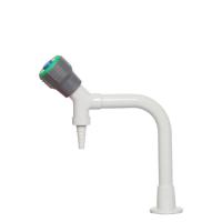 China Laboratory Sensor Self Closing Tap Triple Outlet Chrome Plated Brass 75 psi for sale