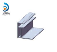 China ISO 20 Series Solar Panel Frame Structure Mill Finish Anodizing for sale
