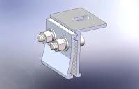 China Vertical Locking Fixture Natural Color Solar Panel Mounting Structure for sale