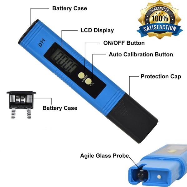 Quality Digital PH Meter for Drinking Water Pool Aquarium N.W 50g 1.7OZ 0.01pH for sale