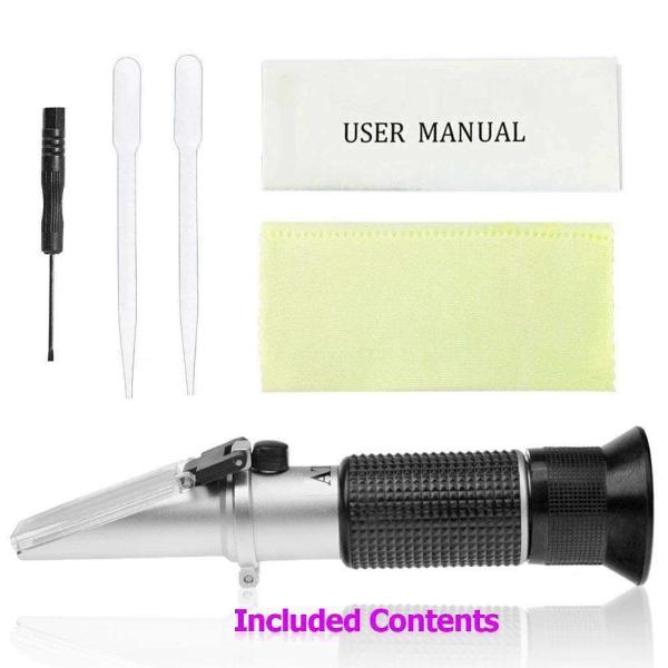Quality Customized Handheld Refractometer Brix 0-32% for Measuring Sugar in Juice and for sale