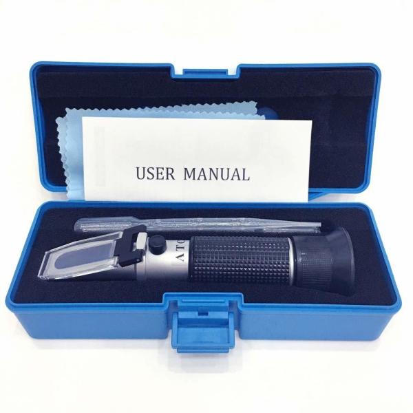Quality Customized Handheld Refractometer Brix 0-32% for Measuring Sugar in Juice and for sale