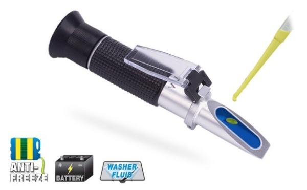 Quality 5 in 1 Antifreeze Refractometer Automotive Battery Coolant Tester with for sale