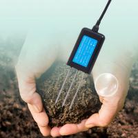 China 3 in1 Soil Moisture Temperature EC Conductivity Sensor IP68 RS485 Soil Meter Sensor for sale