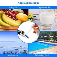China Portable Refractometer 0-10%Brix Digital Test Meter 0-100%Salinity Automatic Temperature for sale
