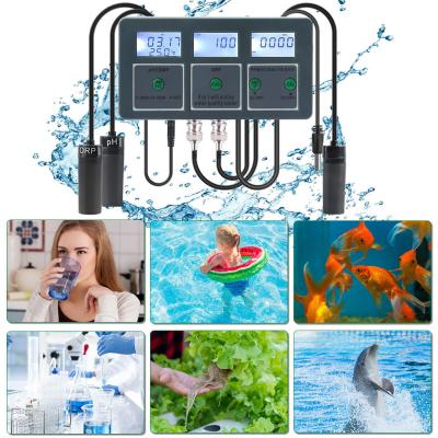 China Lab Pool Water Tester Tuya WiFi 8 in 1 Digital PH/TEMP/ORP/PPM/EC/SALT/S.G/CF Testing for sale