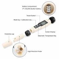 China Multiparameter pH Meter 5 in 1 TDS/EC/Salinity/TEMP Tester with Replaceable Electrode for sale