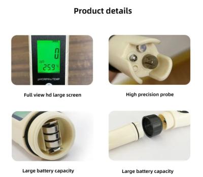 China 90g N.W Waterproof IP67 Digital Portable PH Orp Temperature Meter for Water Tester for sale