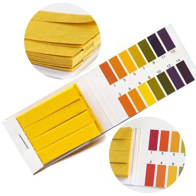 China LAB 0-14 pH Papel de ensaio Tiras de ensaio Papel de indicador universal para ensaio de alcalinidade de pH 1-14 à venda