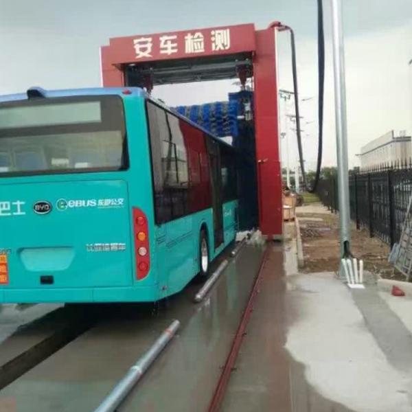 Quality Risense Mobile Rollover Type High Pressure Bus Wash System Automatic Truck Wash for sale