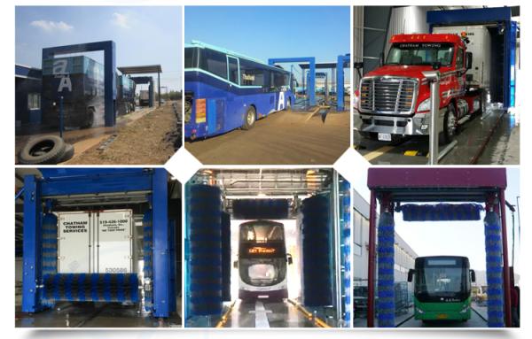 Quality CB-750 Fully Automatic Drive-Through Bus Wash Machine/Innovative Bus Washing for sale