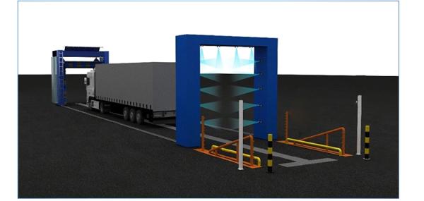 Quality CB-750 Fully Automatic Drive-Through Bus Wash Machine/Innovative Bus Washing for sale