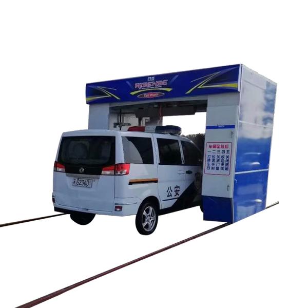 Quality Risense Full Automatic Brush Washing Rollover Car Wash with air Dryer for Sale in Germany for sale