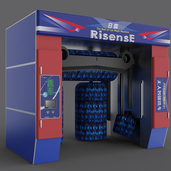 Quality Risense CE Approved 5 Brushes Full Automatic Rollover Car Wash Machine with air for sale
