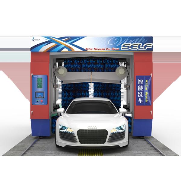 Quality Risense 5 Brushes High Pressure Water Rollover Type Car Washing Automatic for sale