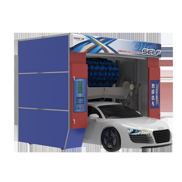Quality Risense 5 Brushes High Pressure Water Rollover Type Car Washing Automatic for sale