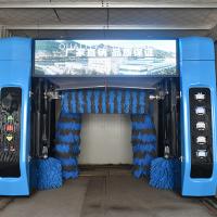 China Risense Professional Auto Car Wash Machine System Fully Automatic Touch with Wheel Brush Electric Power Source for sale