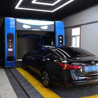 China Risense Professional Auto Car Wash Machine System Fully Automatic Touch with Wheel Brush Electric Power Source for sale