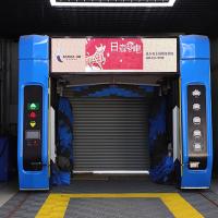China Risense Professional Auto Car Wash Machine System Fully Automatic Touch with Wheel Brush Electric Power Source for sale