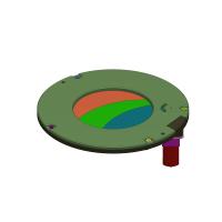 China High Speed Motorized Optical IR Blade Shutter Large Sensor Format For Thermal Imaging for sale
