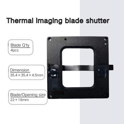 China 4 Blades IR Thermal Imaging Blade Shutter With 50ms Speed Precision Positioning for sale