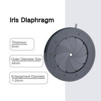 China Precise Adjustment Manual Adjustable Iris 10 Blade Design For Optical Instruments for sale