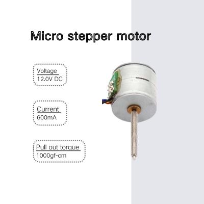 China 12V DC Micro Stepper Motor with 20mm Diameter for High-Precision Positioning in Camera Lenses for sale