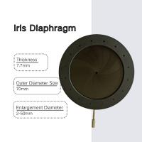 China 2-50mm Precision Adjustable Manual Iris Aperture for Optical Equipment for sale
