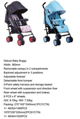 China Deluxe baby buggy for sale