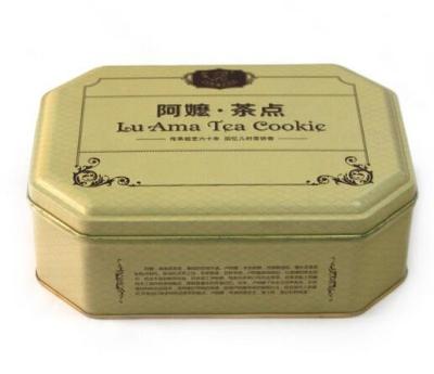 China Decorative D Shape Tin Box for Sale for sale