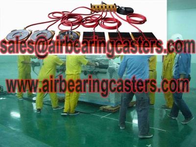 China Modular air casters for moving precise equipment for sale