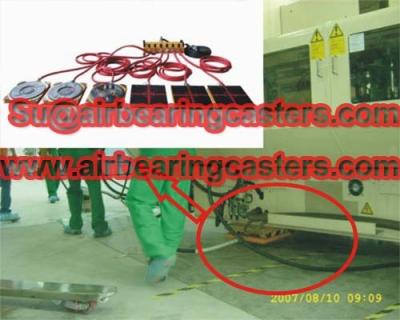 China Air Bearing Casters is a pneumatic lifting device used to move heavy objects on the ground for sale