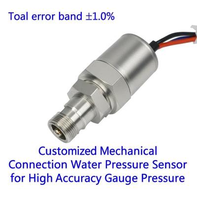 China Toal error band ±1.0% Customized Mechanical Connection Water Pressure Sensor for High Accuracy Gauge Pressure for sale