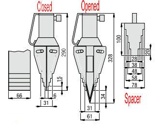 Portable Hydraulic Flange Separator Tools For Maintenance Overhaul Testing And Valve Replacement