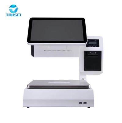 China All In One Android POS Dispositivo Máquina Terminal Caixa Balança Elétrica à venda