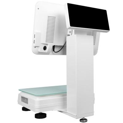 Cina Scala elettronica 15,6 pollici Waterproof Touch POS Weight Machine con comunicazione Ethernet in vendita