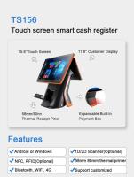 China User-Friendly Electronic Cashier Printer PC System with Dual Display and SDK Function for sale