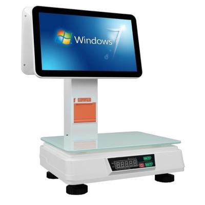 中国 15.6インチ POSシステム アンドロイド Win 7 高解像度と58mm熱プリンタ 販売のため