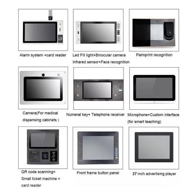 Cina Ristorante IP65 Monitor Chiosco di autoordine Motherboard industriale incorporato in vendita