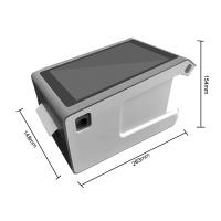China Custom Android 11 POS Card Swipe Machine System With Auto Cutter Printer for sale