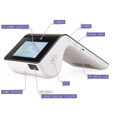 中国 NFC アンドロイド モバイル POS デバイス 携帯電話用端末システム 販売のため