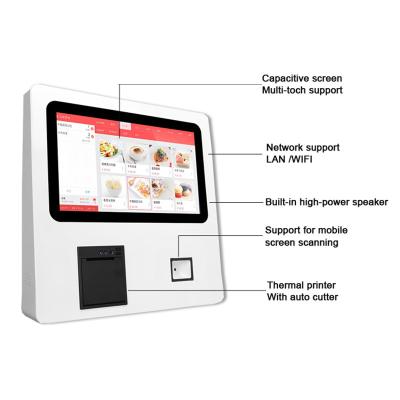 中国 カスタム VESA マウント キオスク マシン POS システム 自宅注文 販売のため