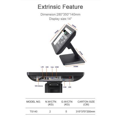 China Aangepaste touchscreen Merchant Services POS Systems Machine RK3568 CPU Te koop